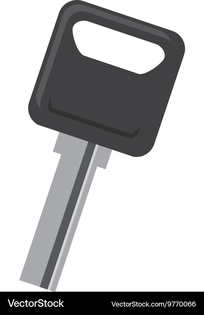 Key car isolated icon design Royalty Free Vector Image