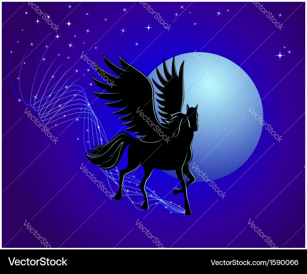 Pegasus Royalty Free Vector Image - VectorStock