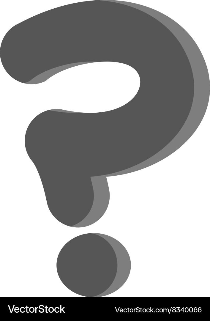 Question mark Royalty Free Vector Image - VectorStock