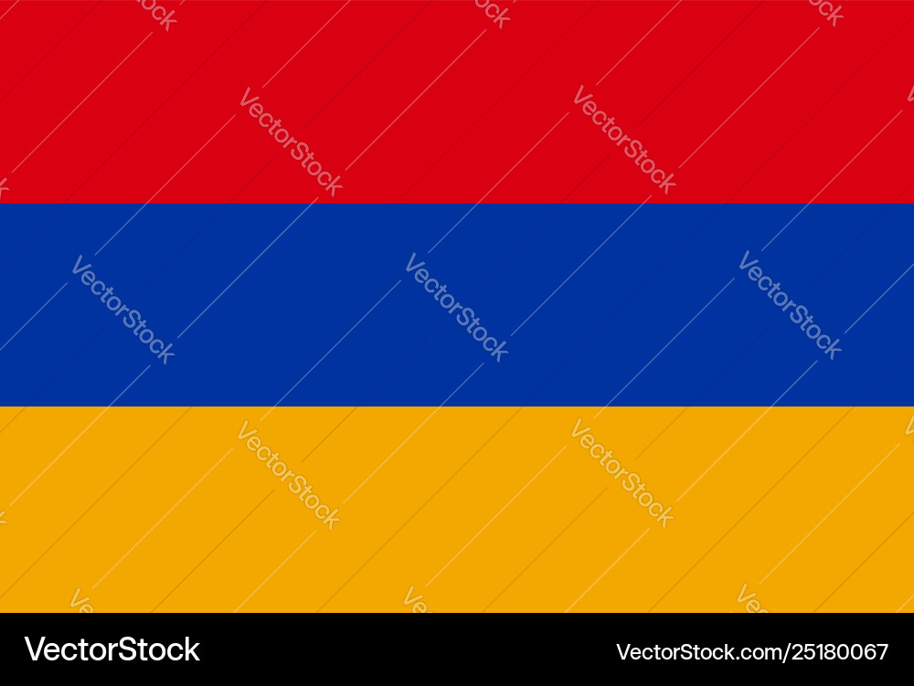 Armenian Flag Royalty Free Vector Image - VectorStock
