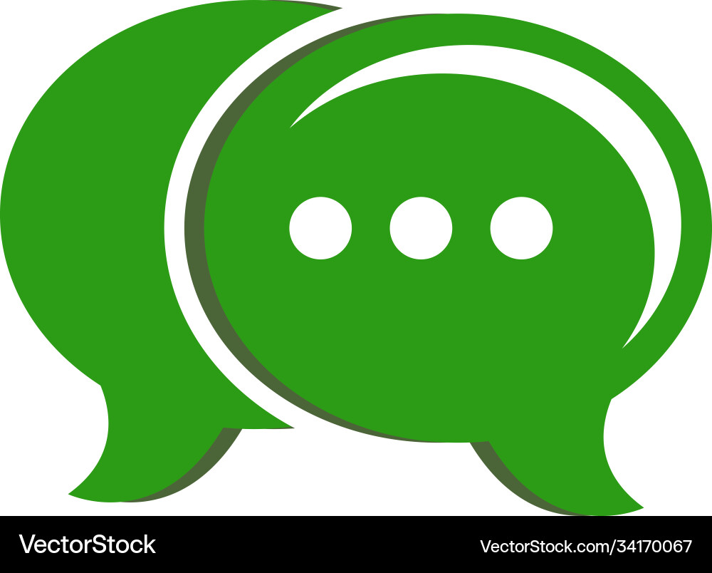 Chat icon Royalty Free Vector Image - VectorStock