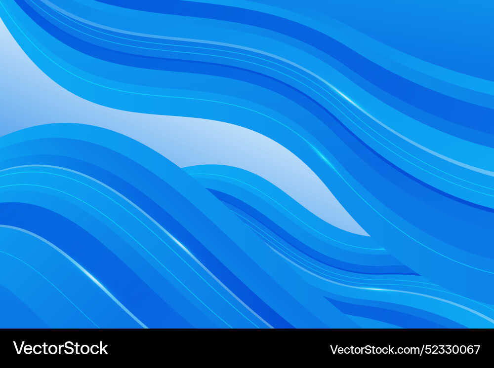 Gradient wavy background Royalty Free Vector Image