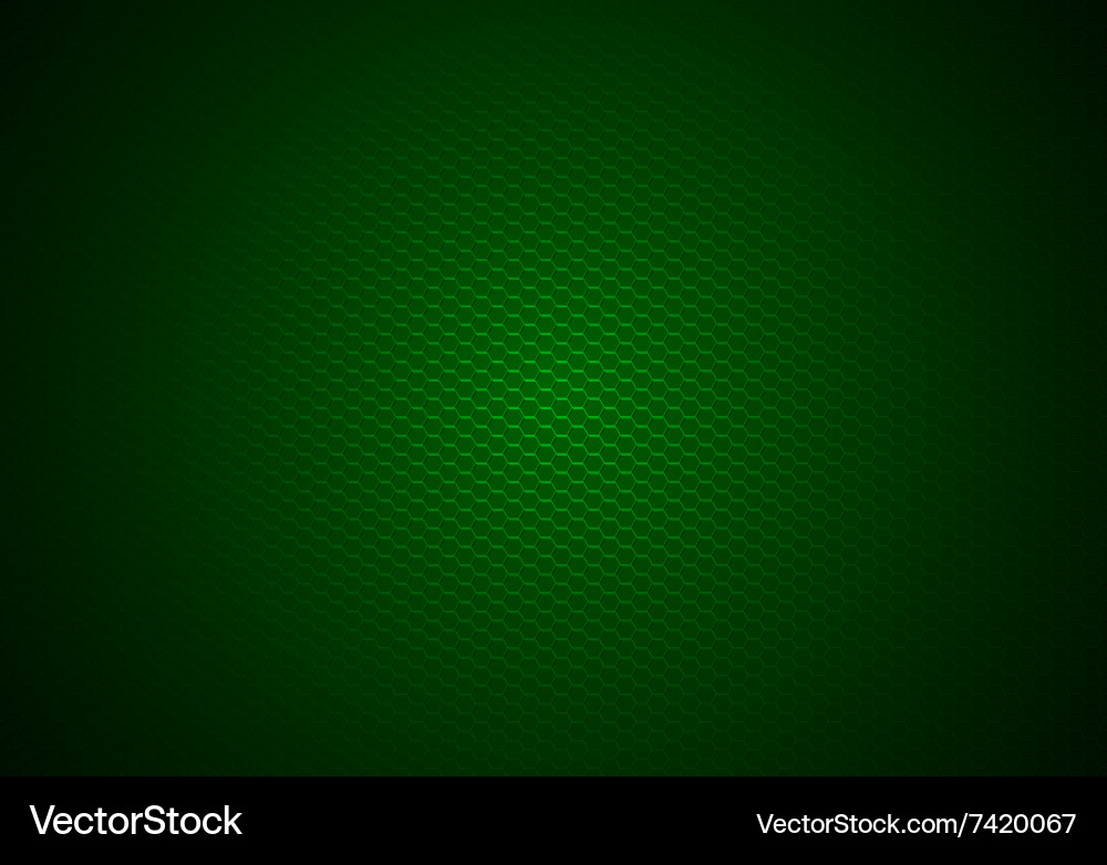 Green hexagonal background Royalty Free Vector Image
