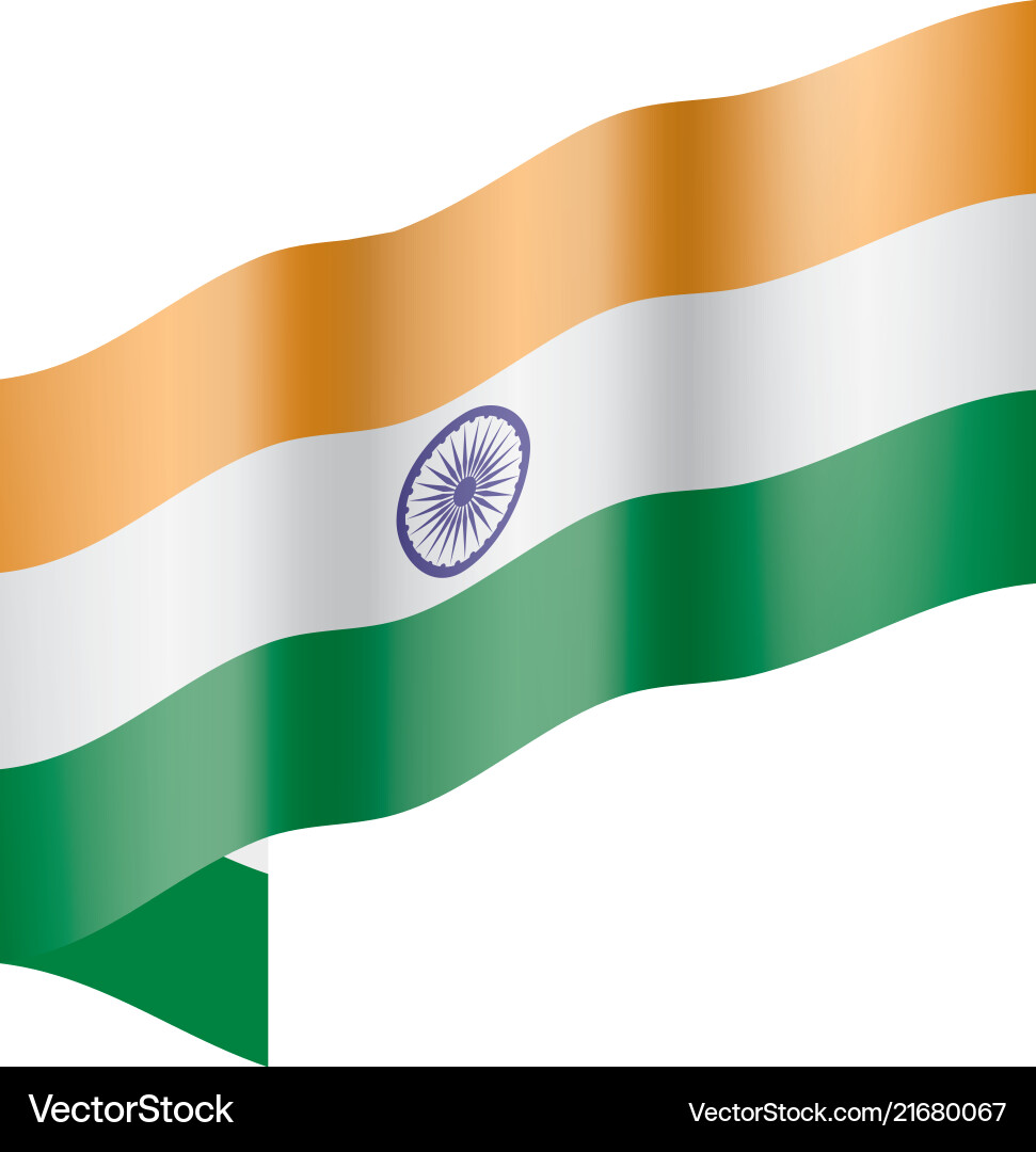 India flag Royalty Free Vector Image - VectorStock