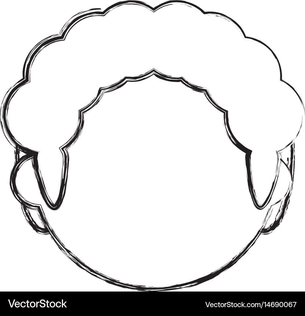 Man faceless profile Royalty Free Vector Image
