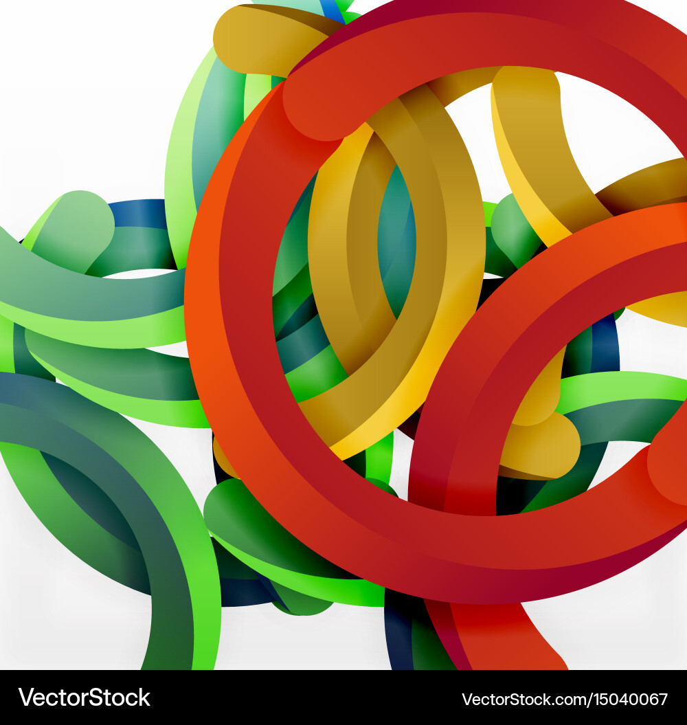 Modern 3d geometrical style background arch Vector Image
