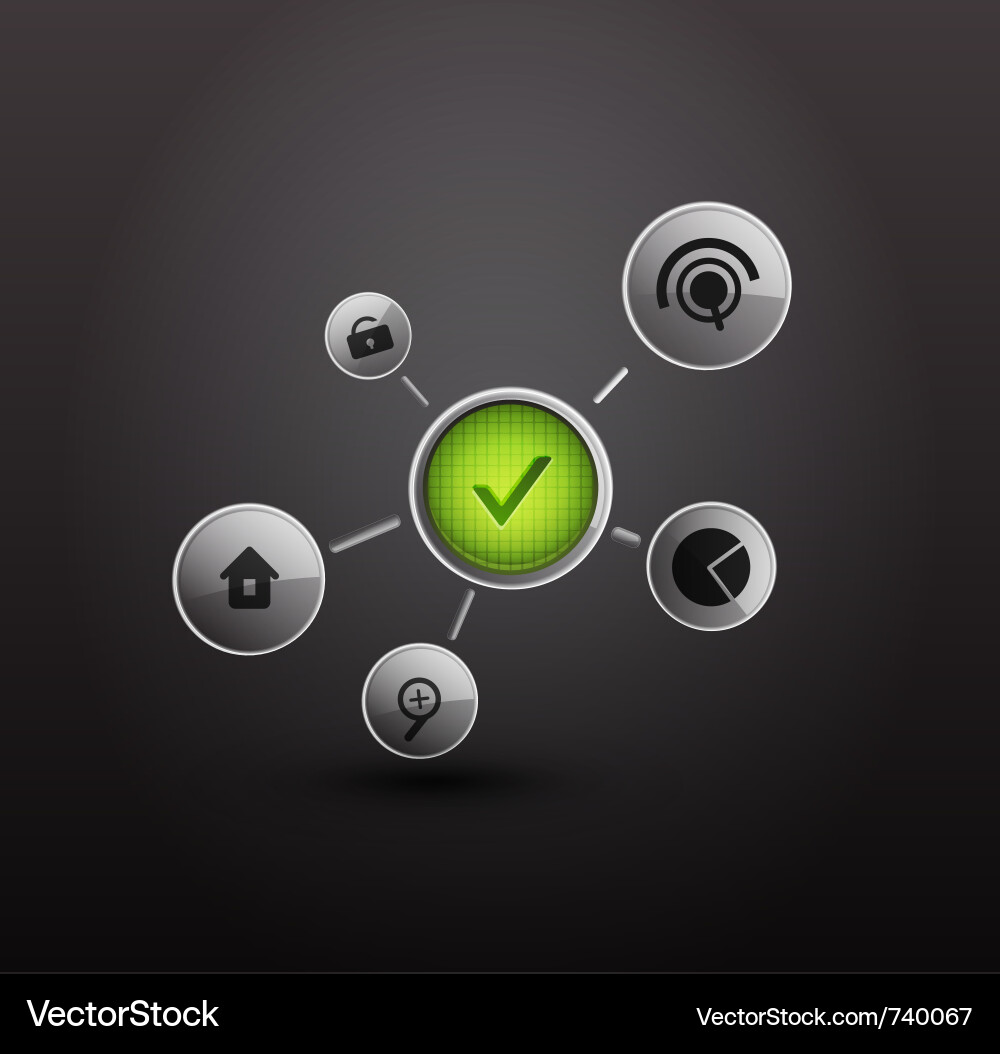 Modern Login Background Royalty Free Vector Image