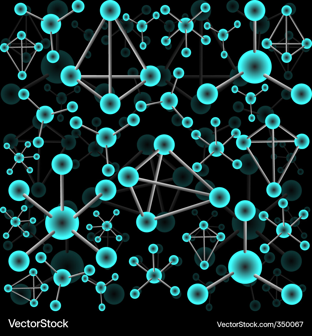 Molecules Royalty Free Vector Image - VectorStock