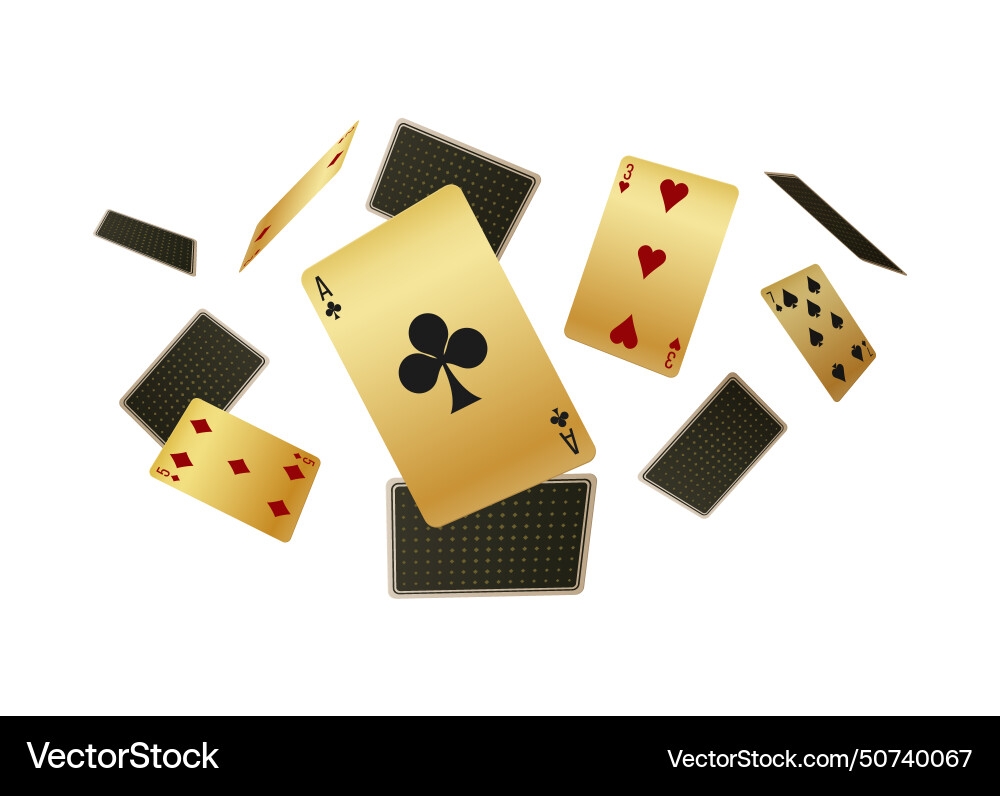 Realistic cards Royalty Free Vector Image - VectorStock