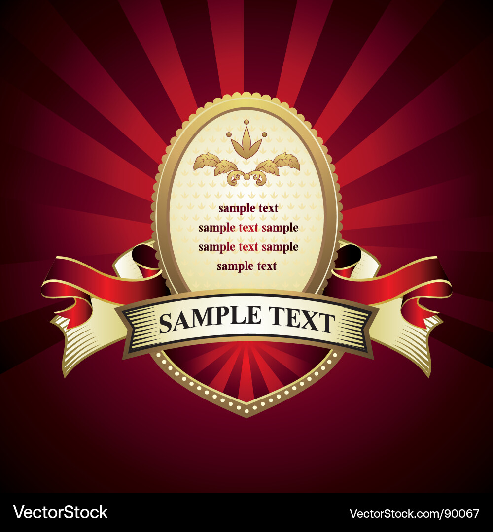 Royal frame Royalty Free Vector Image - VectorStock