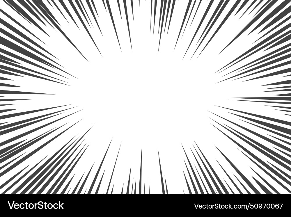 Speed lines effect manga and comics book Vector Image