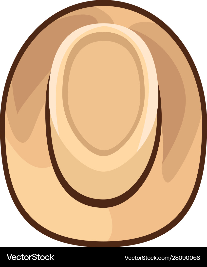 Explorer hat icon flat design Royalty Free Vector Image