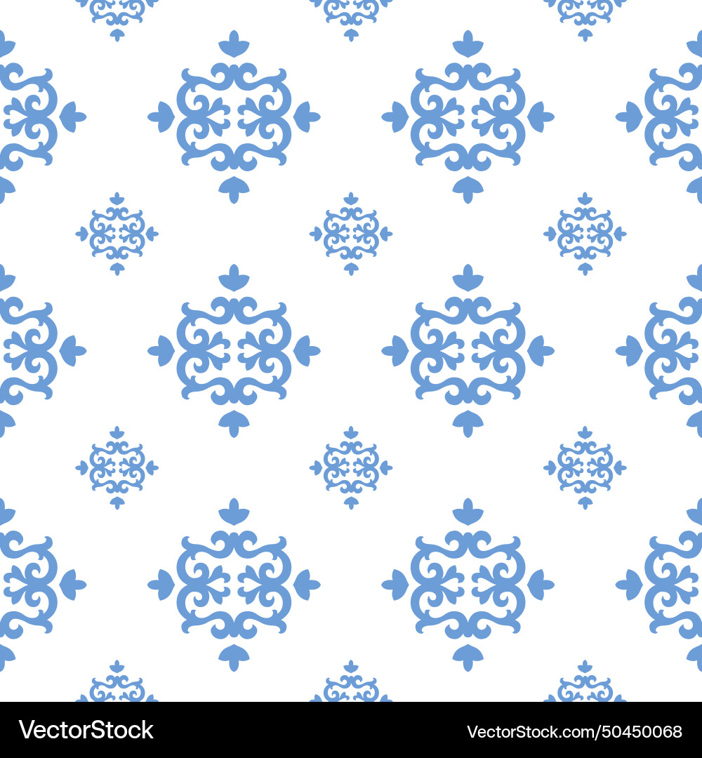 Historical floral pattern background design Vector Image