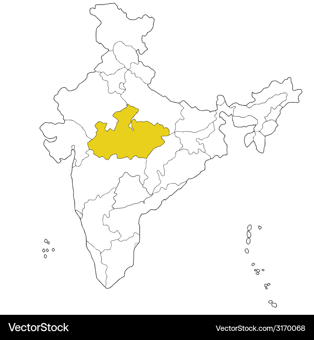 Madhya pradesh Royalty Free Vector Image - VectorStock