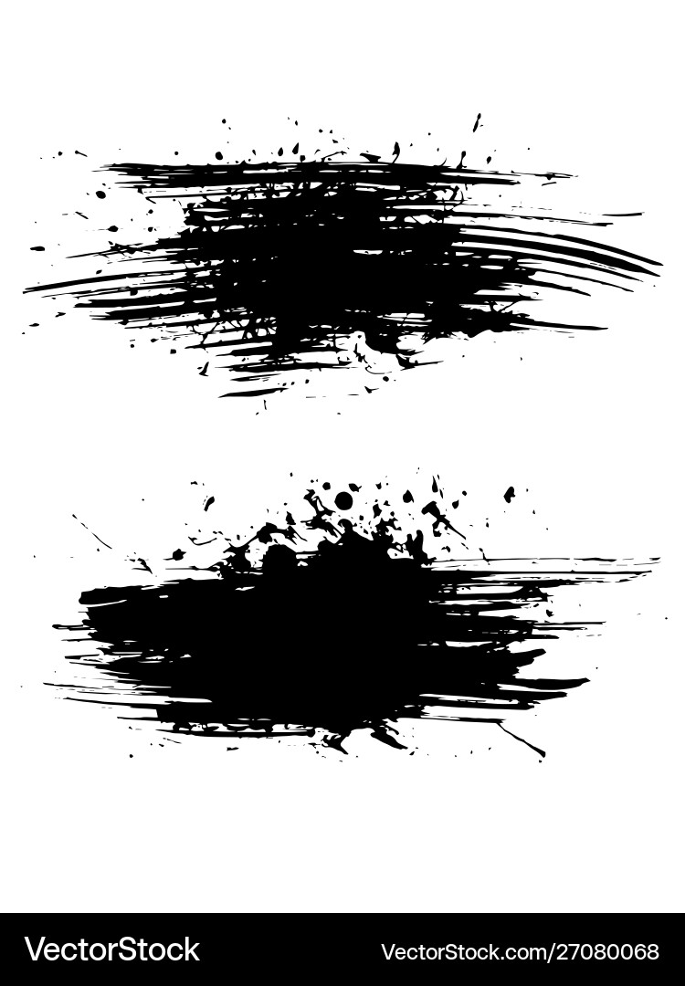 Paint brush background Royalty Free Vector Image