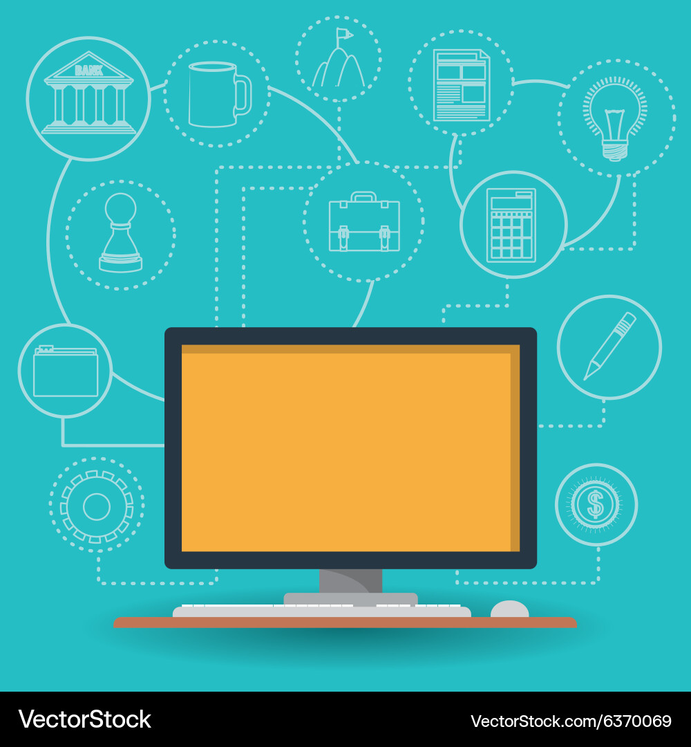 Business world Royalty Free Vector Image - VectorStock