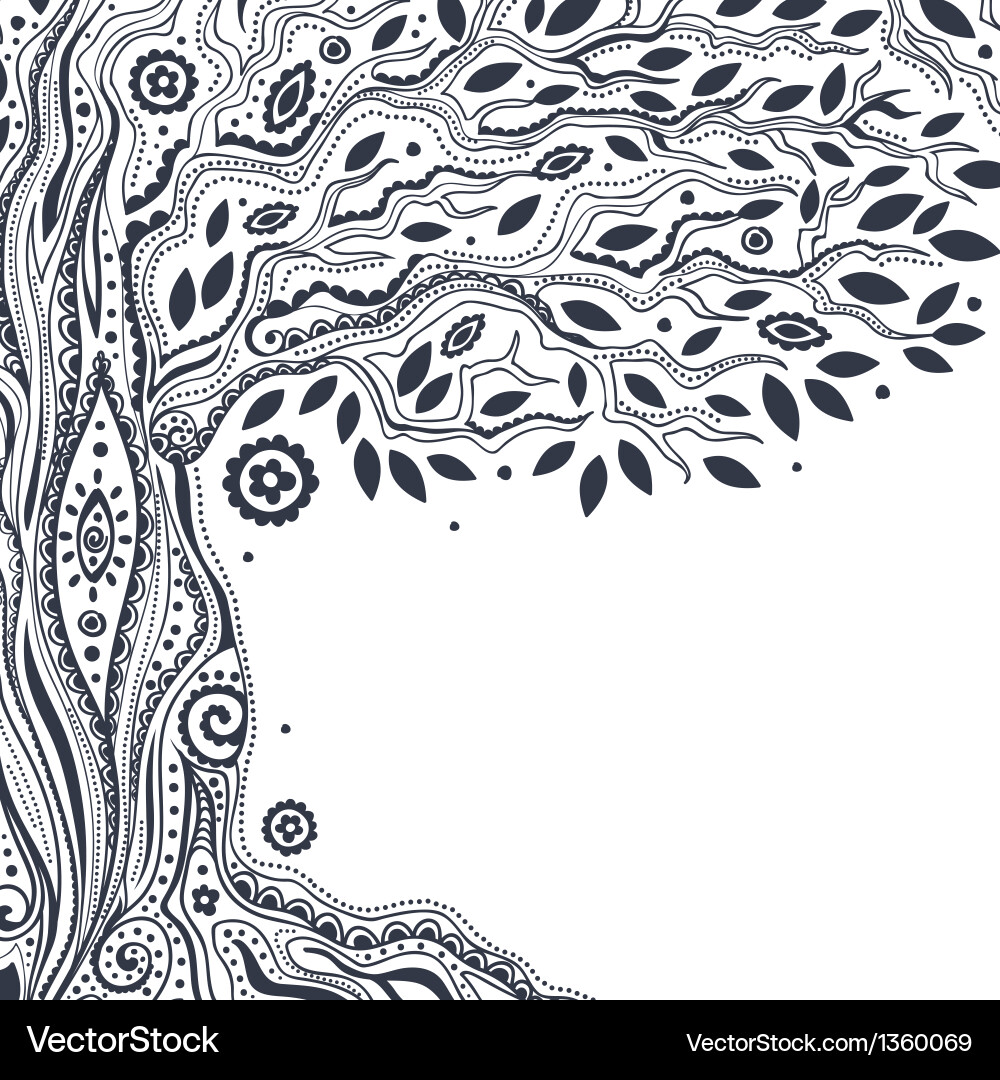 Tree Symmetrical Vector Images (over 600)