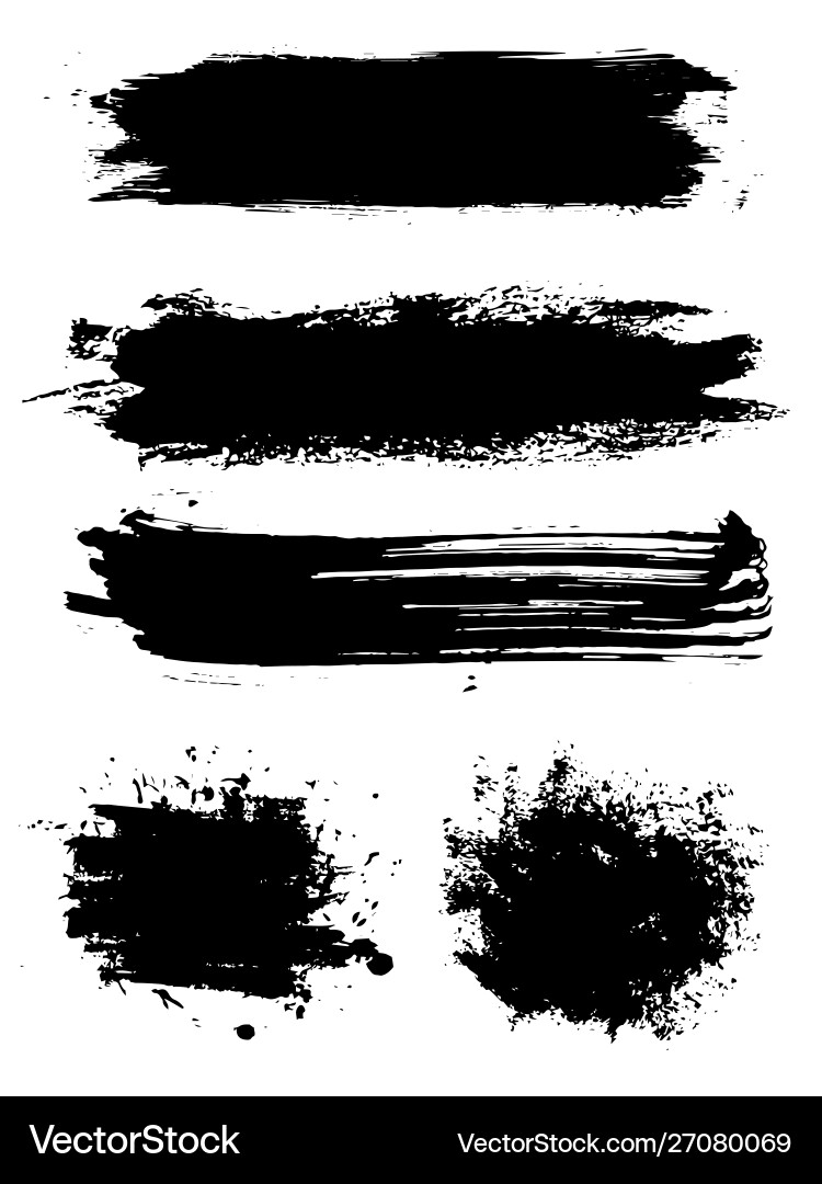 Paint brush background Royalty Free Vector Image