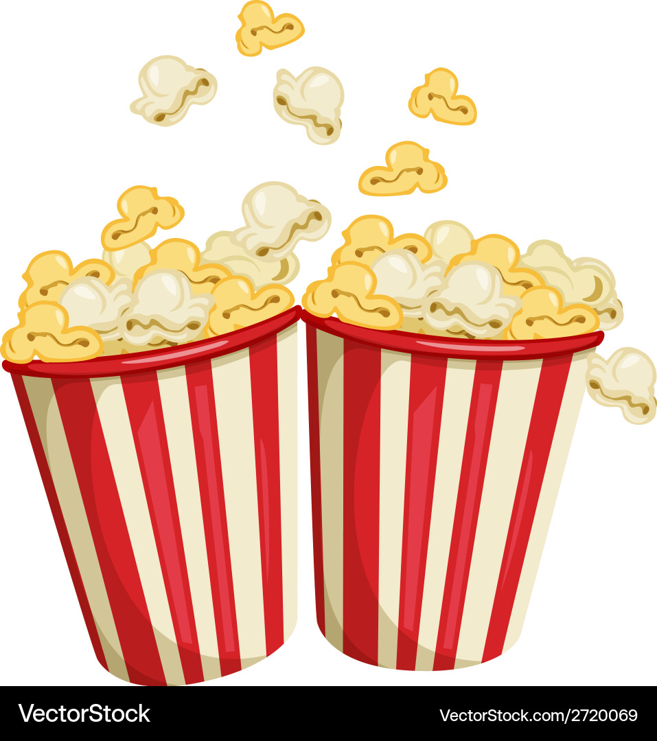 Popcorn Royalty Free Vector Image - VectorStock
