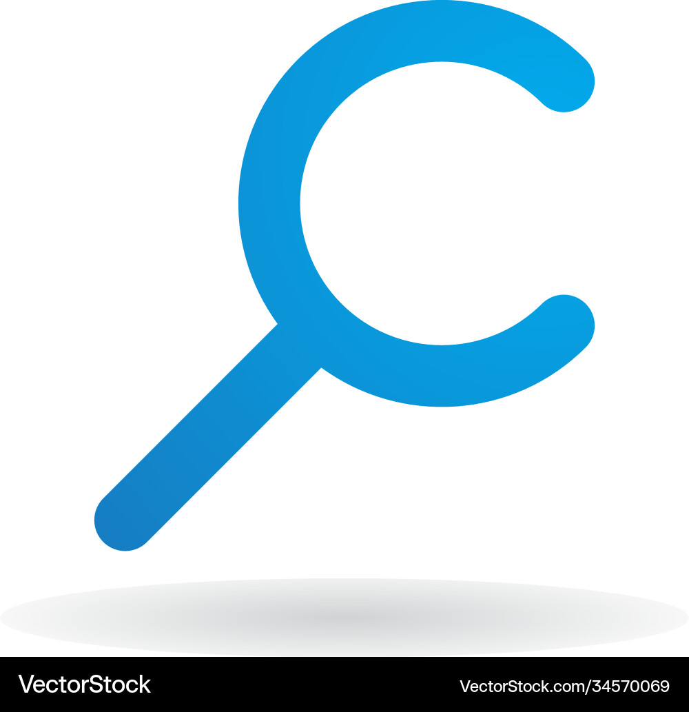 Search logo Royalty Free Vector Image - VectorStock