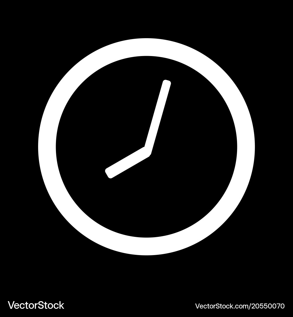 Clock face icon Royalty Free Vector Image - VectorStock