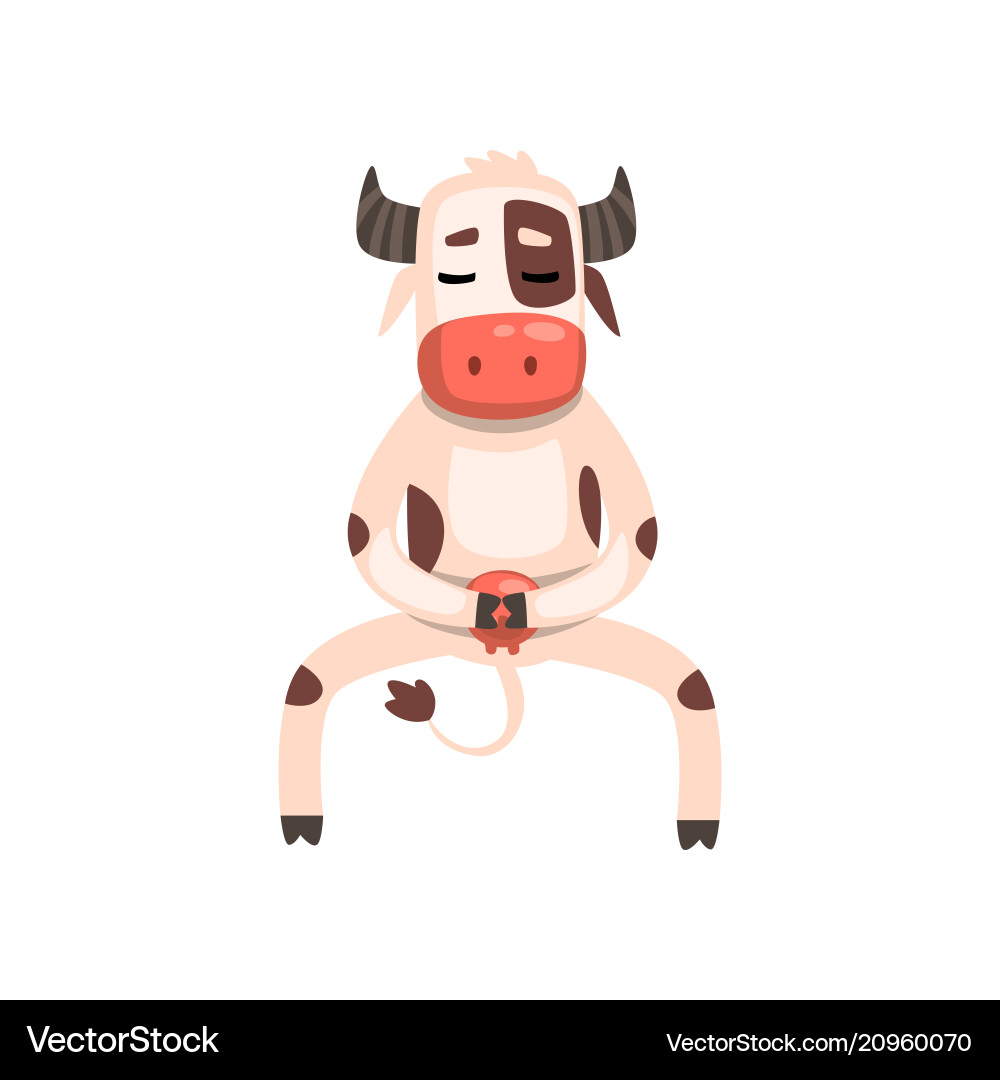 Funny Cow Cartoon