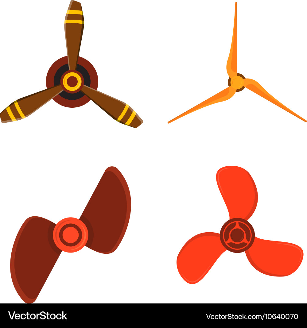 Propeller fan Royalty Free Vector Image - VectorStock