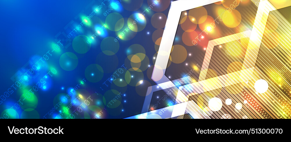 Technology abstract futuristic science background Vector Image