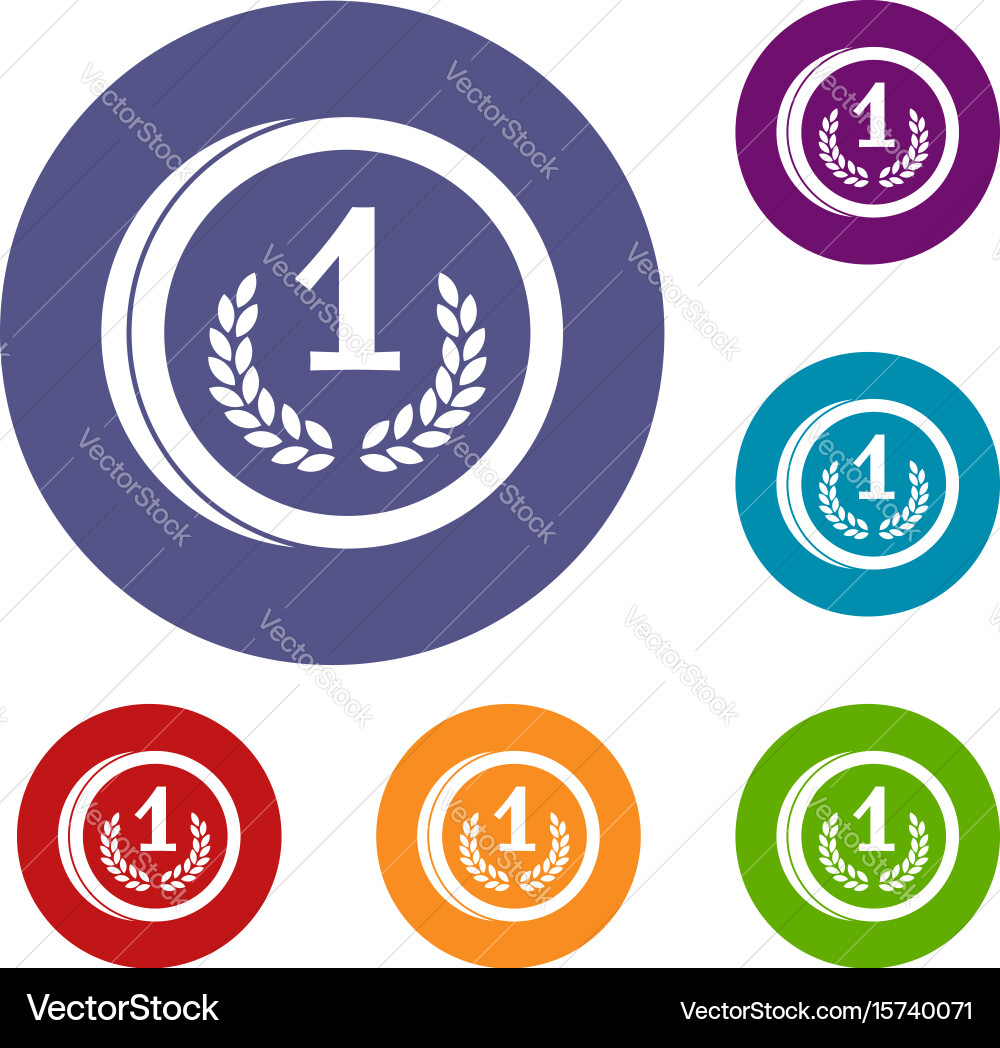 Coin icons set Royalty Free Vector Image - VectorStock