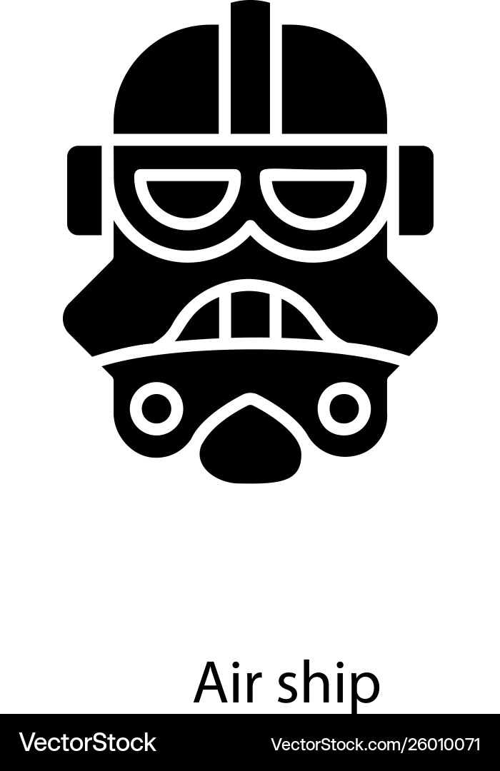 Stormtrooper helmet Royalty Free Vector Image - VectorStock
