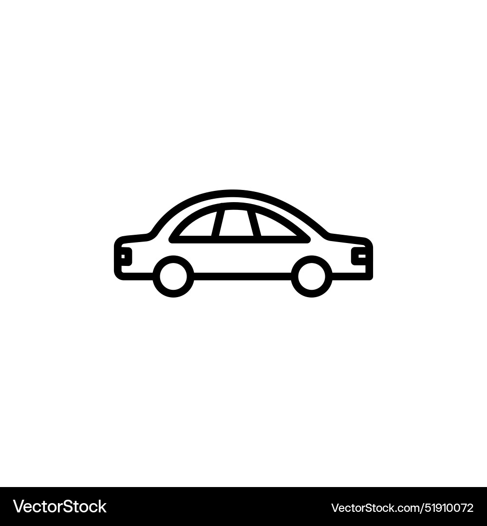 Car side view icon ideal for automotive Royalty Free Vector