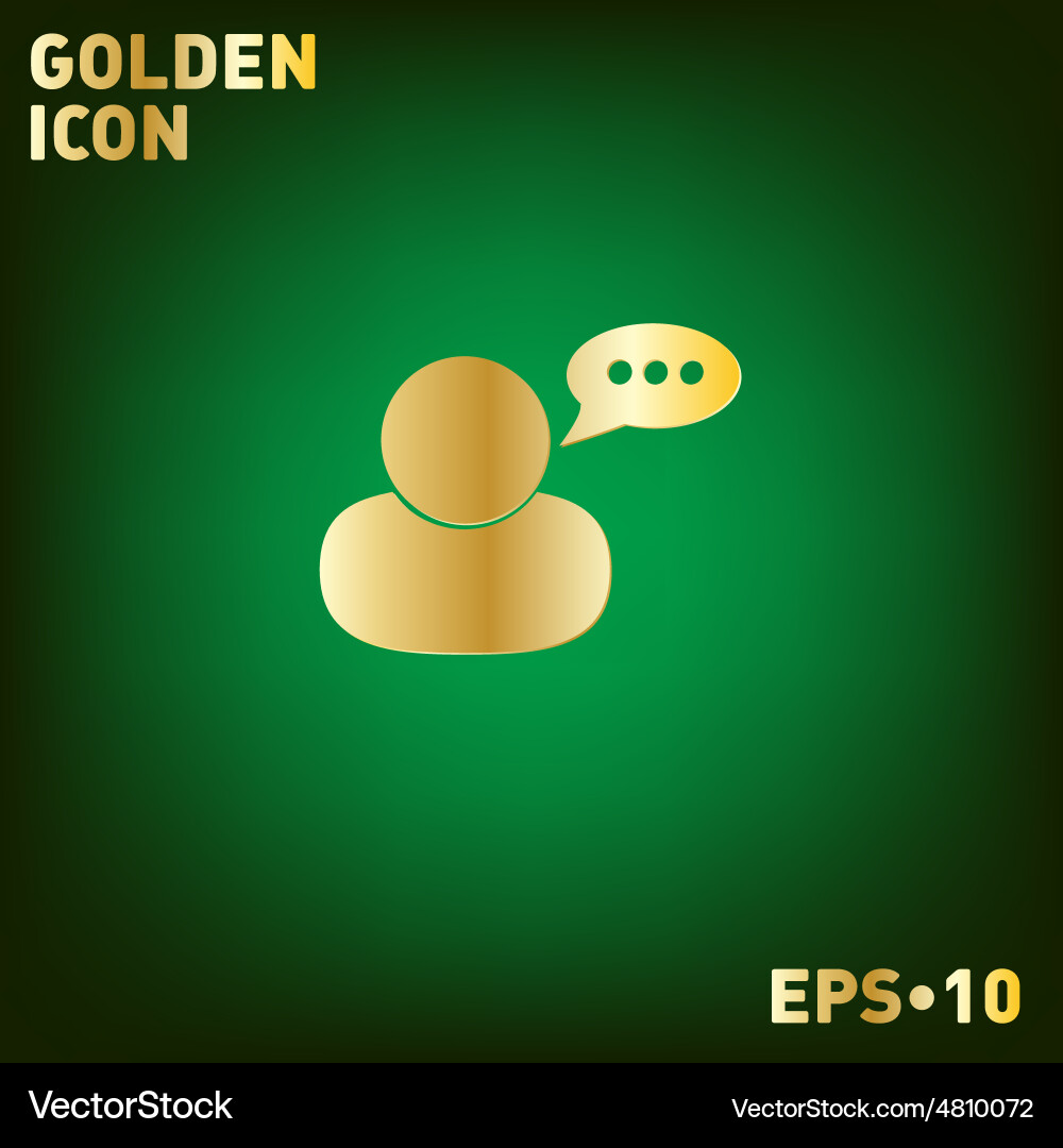 Character avatar dialogue Royalty Free Vector Image