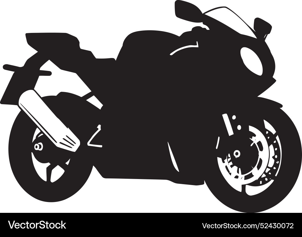 Customized biker street racer sketch Royalty Free Vector