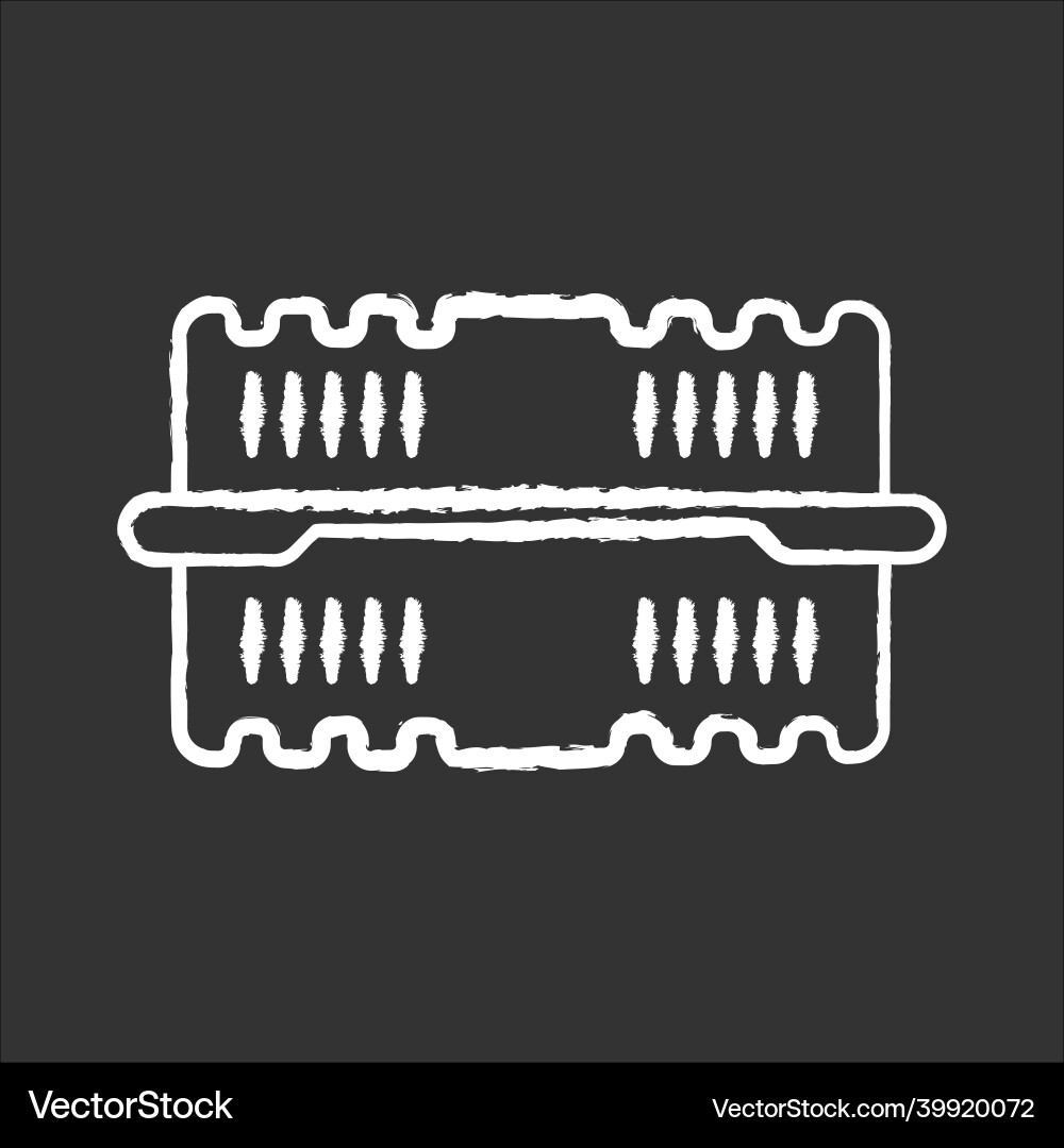 Disposable plastic container chalk white icon Vector Image