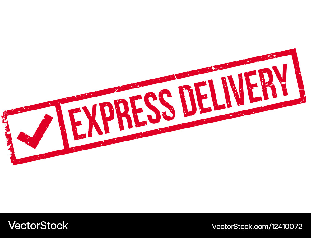 Express delivery stamp Royalty Free Vector Image