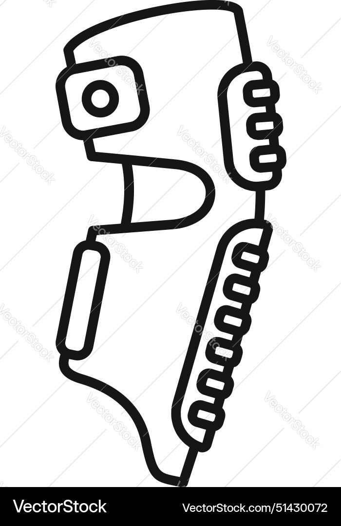 Line art of a drill Royalty Free Vector Image - VectorStock