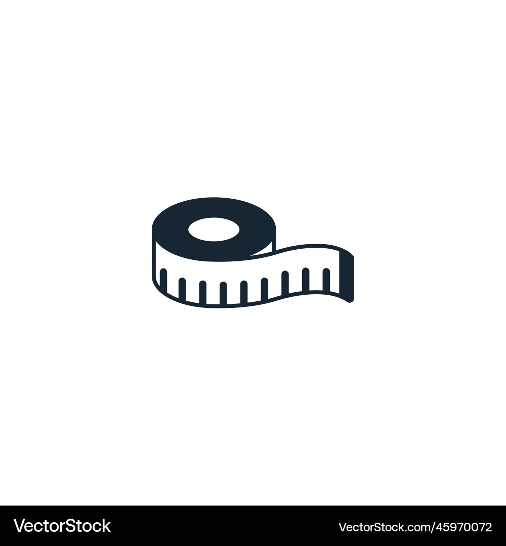 Measuring creative icon from handmade icons Vector Image