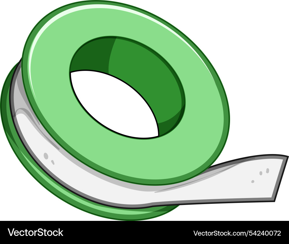 Waterproof pipe seal tape cartoon Royalty Free Vector Image