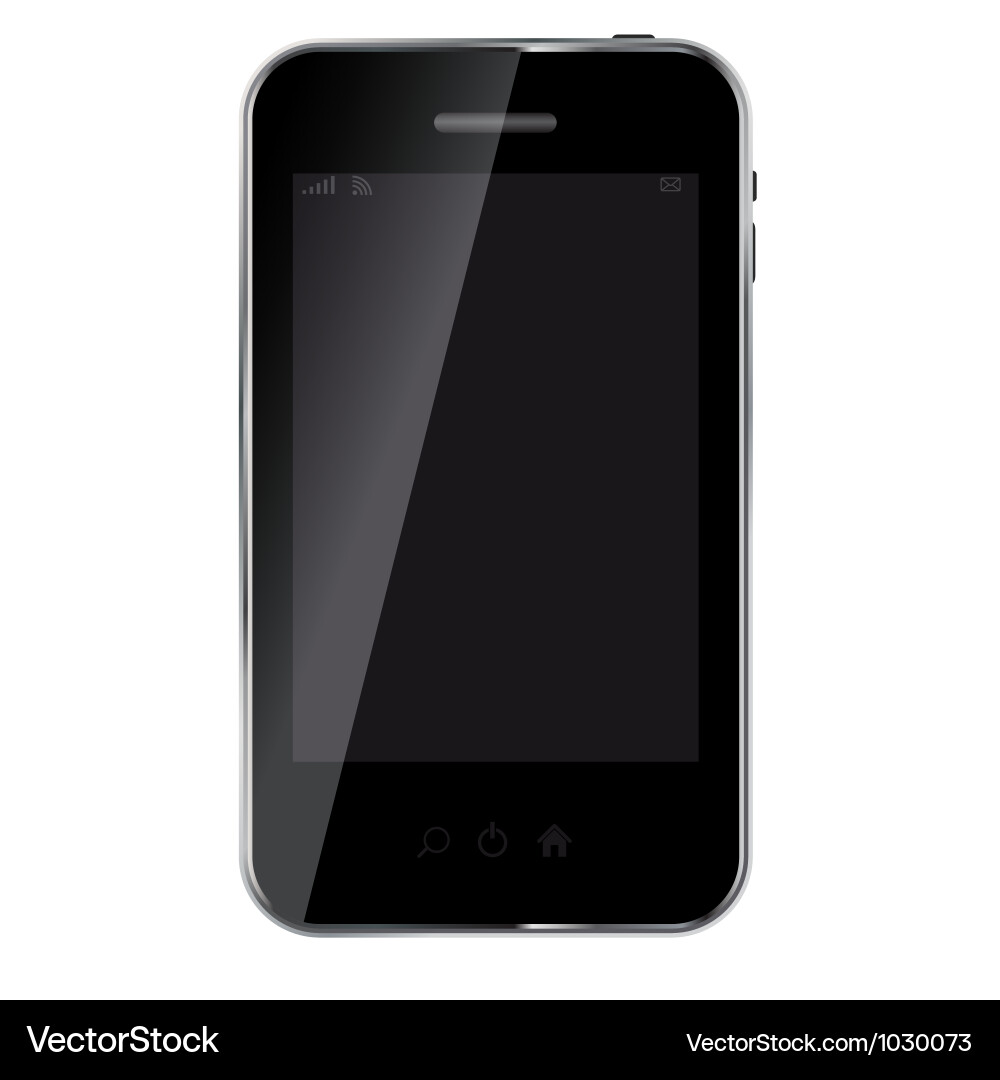 Abstract design mobile phone Royalty Free Vector Image