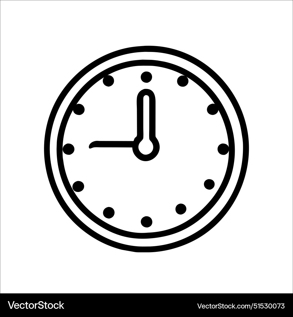 Clock design Royalty Free Vector Image - VectorStock