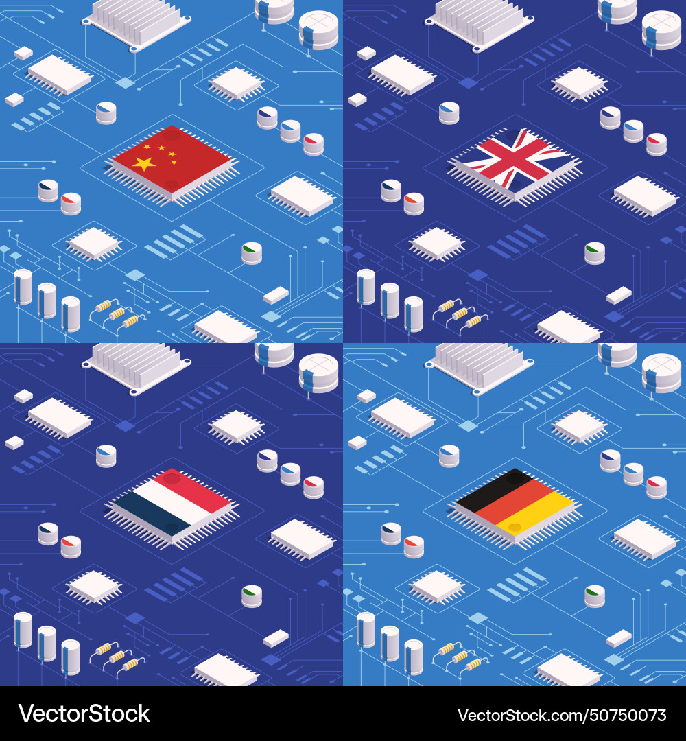 Digital government concept Royalty Free Vector Image