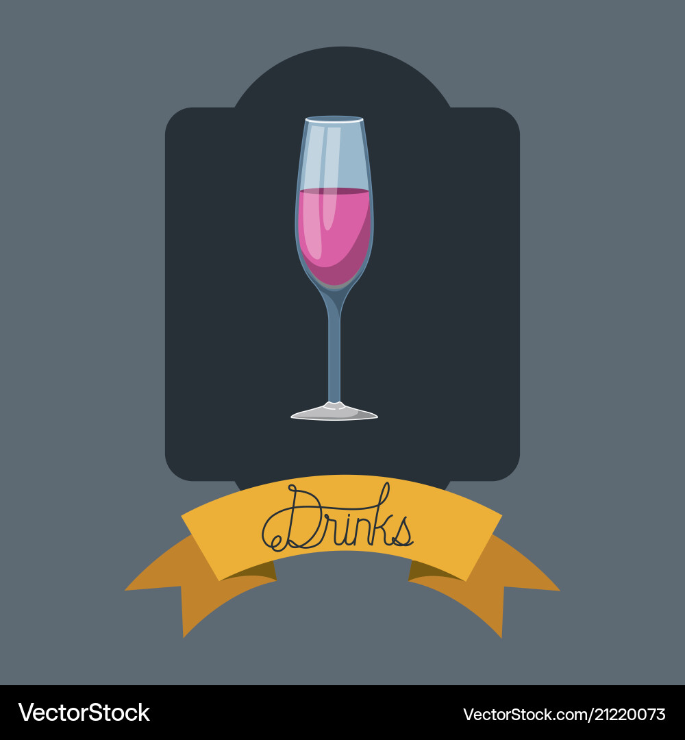 Fresh and tropical cocktail frame Royalty Free Vector Image