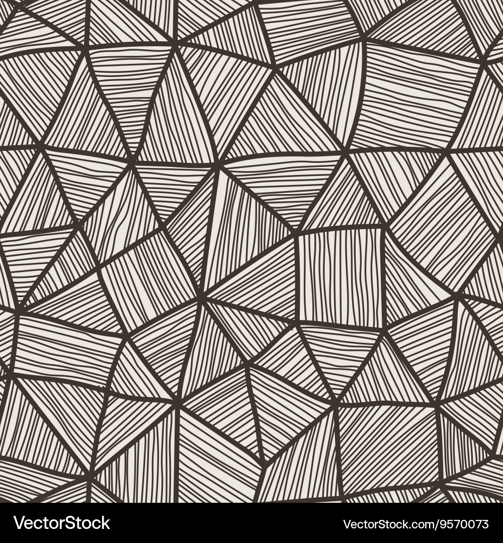 Seamless pattern of polygonal lines Royalty Free Vector