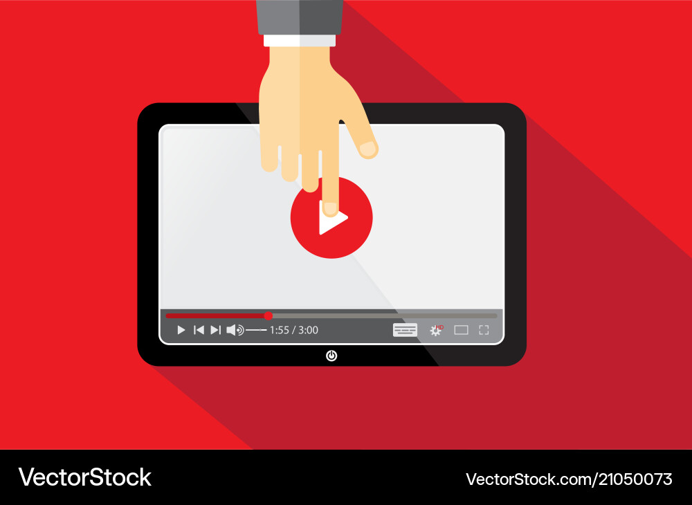 Video tutorials Royalty Free Vector Image - VectorStock