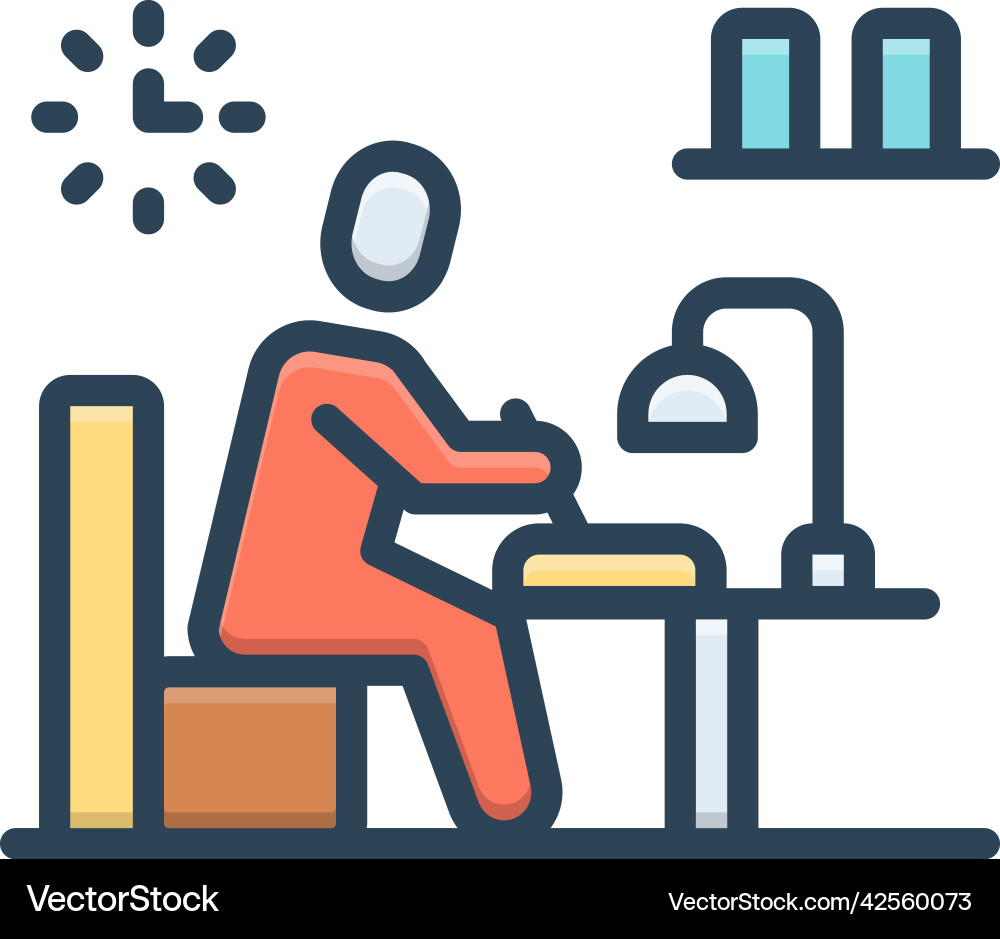Writer Royalty Free Vector Image - VectorStock