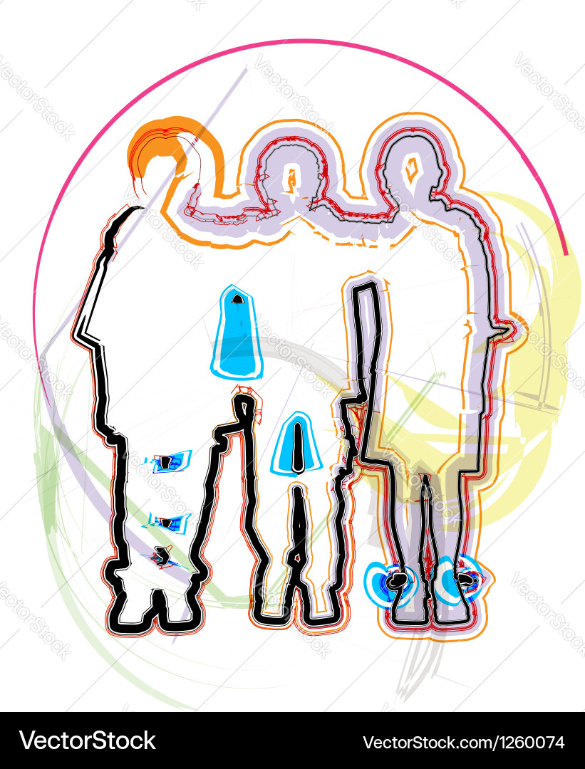 Little kids Royalty Free Vector Image - VectorStock