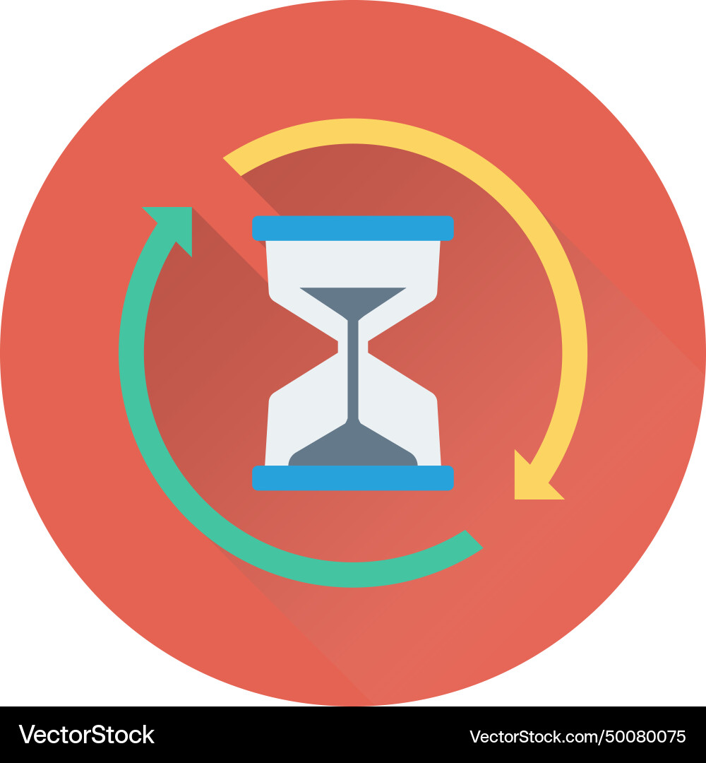 Hourglass icon Royalty Free Vector Image - VectorStock