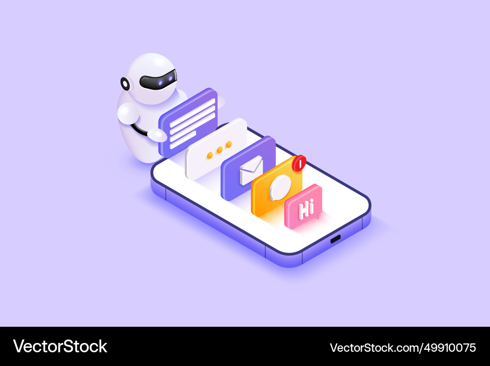 Chatbot Hi Vector Images (over 150)