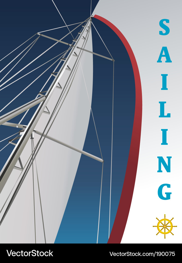 Sailing Royalty Free Vector Image - VectorStock