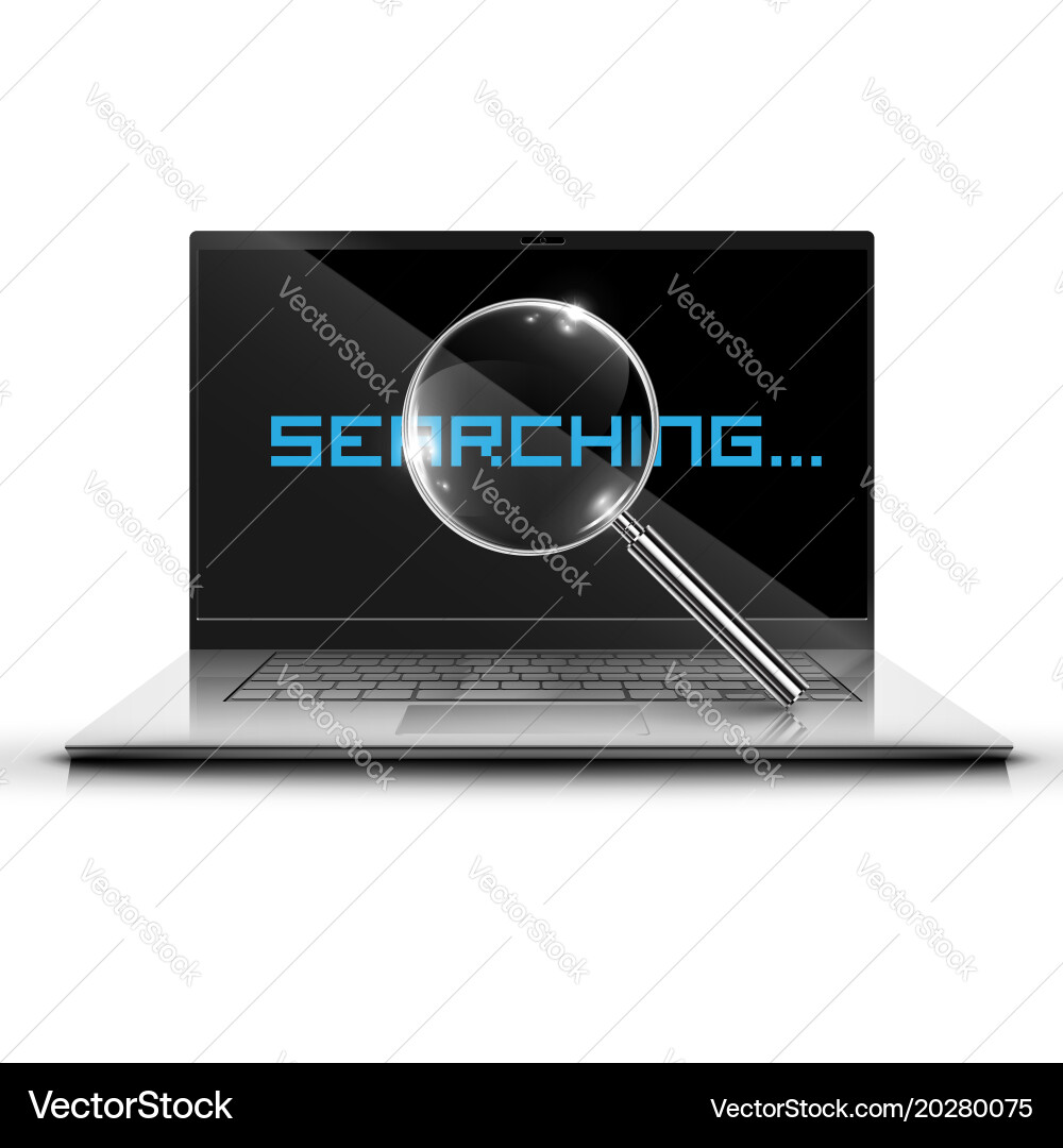 Searching concept Royalty Free Vector Image - VectorStock